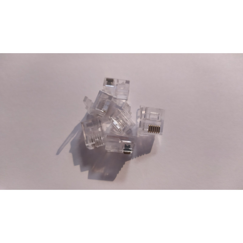 Wtyk RJ12 MMJ RJ12/6 OFFSET Lewy do Thrustmaster