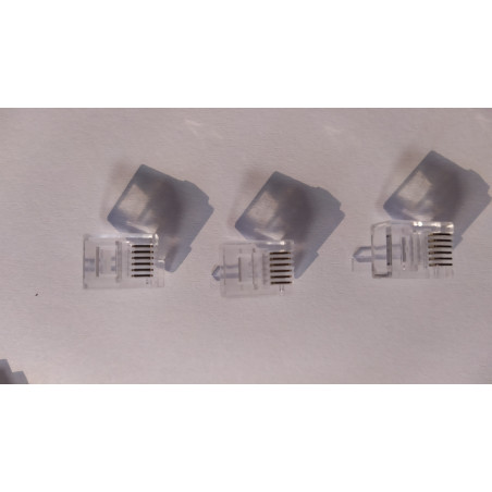 Wtyk RJ12 MMJ RJ12/6 OFFSET Lewy do Thrustmaster