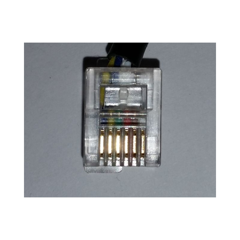 Wtyk RJ12 MMJ RJ12/6 OFFSET Lewy do Thrustmaster